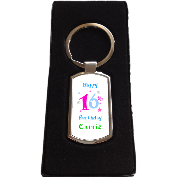 Personalised Fun Birthday Keyring - maisiemoogifts.co.uk