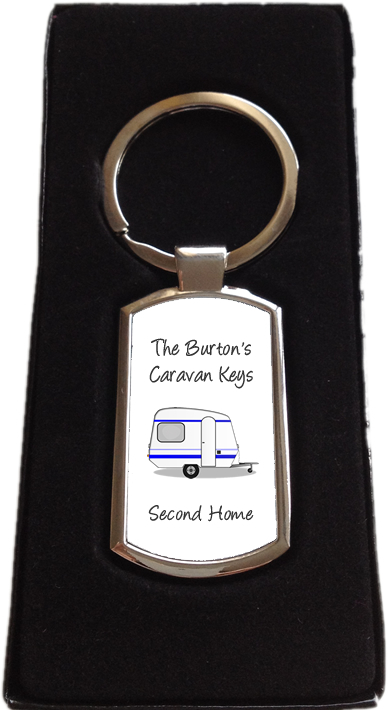 Personalised Caravan Keys Keyring - maisiemoogifts.co.uk