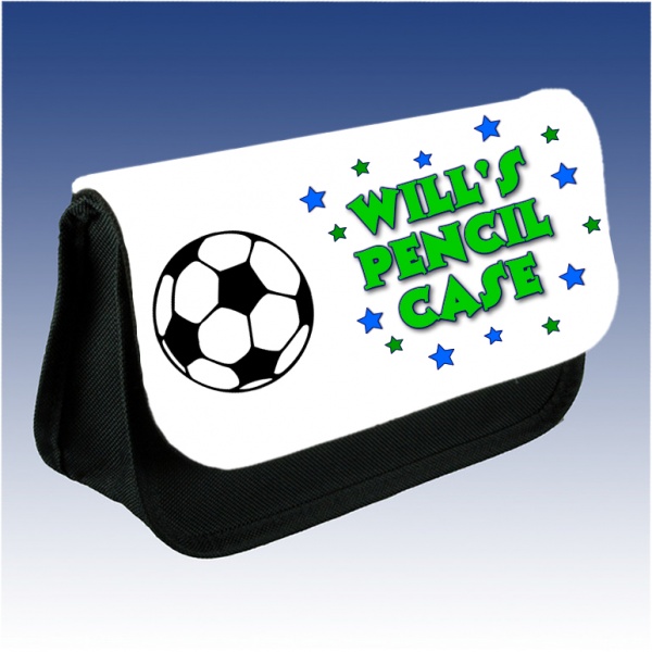 Personalised Football Pencil Case | Personalised Boys Pencil Case ...